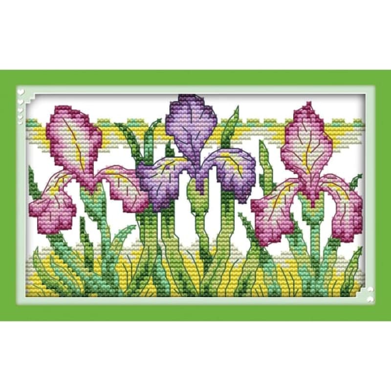 Gorgeous iris – NEEDLEWORK KITS