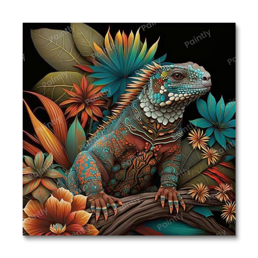 Aboriginal Art Lizard II (Diamond Painting) – NEEDLEWORK KITS