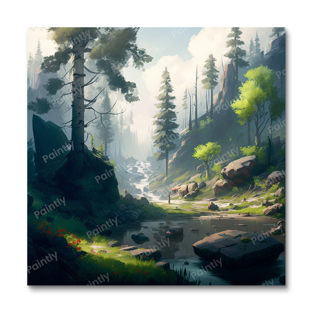 Little Creek Forrest I (Diamond Painting) – NEEDLEWORK KITS
