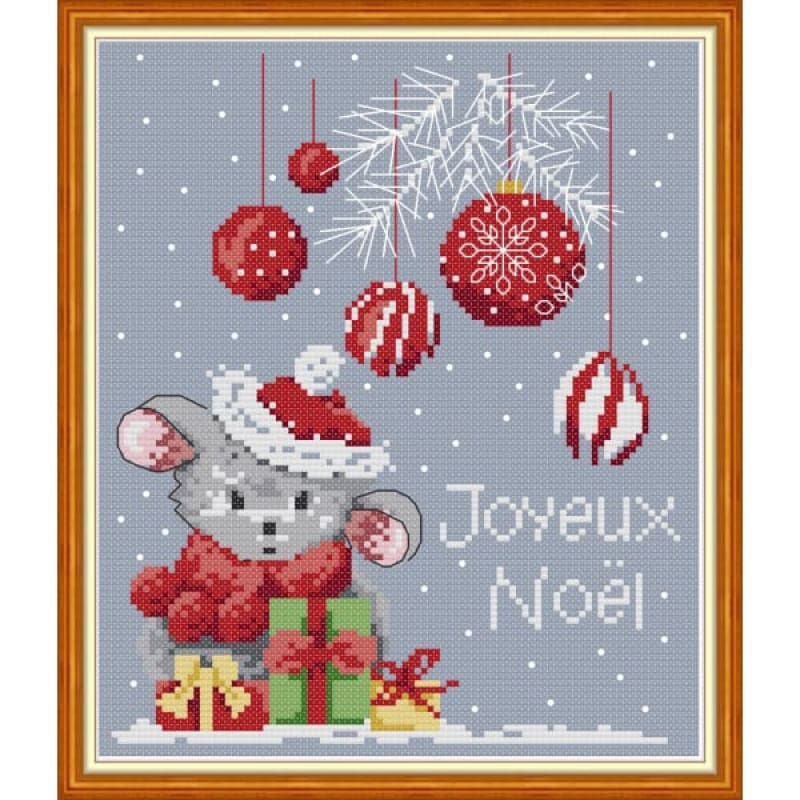 Christmas mouse – NEEDLEWORK KITS