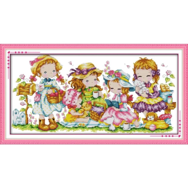 Happy girls – NEEDLEWORK KITS