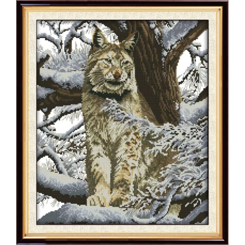 Snow leopard (2) – NEEDLEWORK KITS