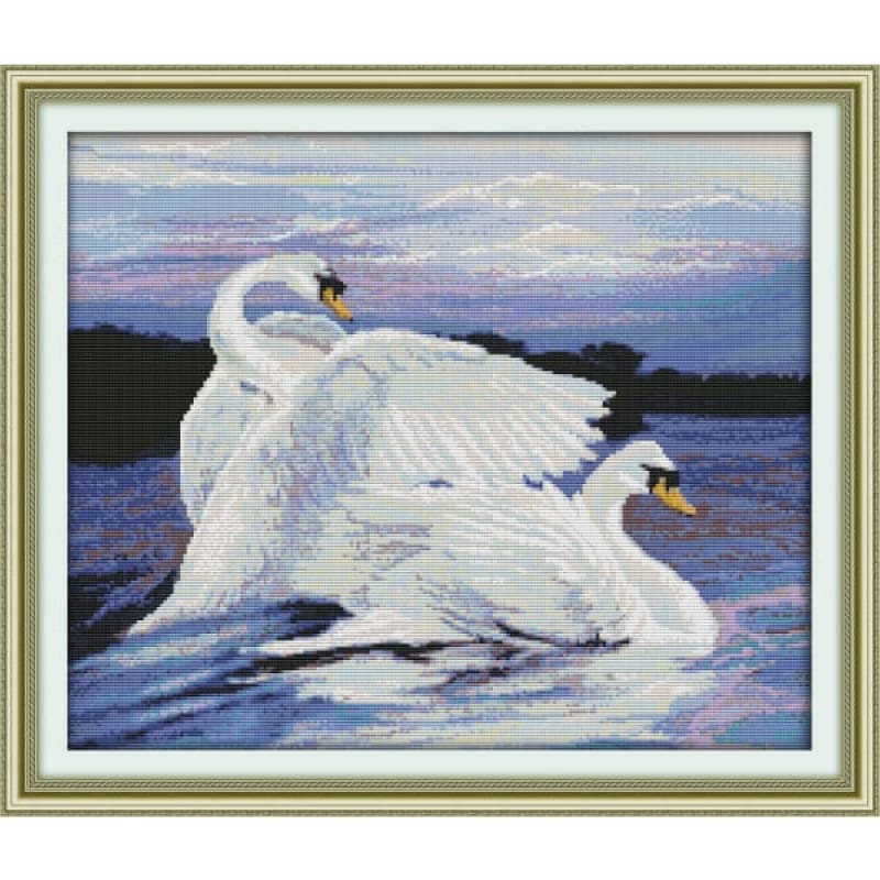 Two swans – NEEDLEWORK KITS