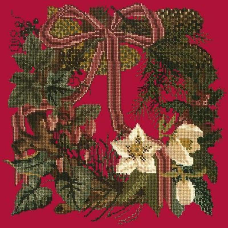Winter Wreath Needlepoint Kit | Elizabeth Bradley Design – NEEDLEWORK KITS